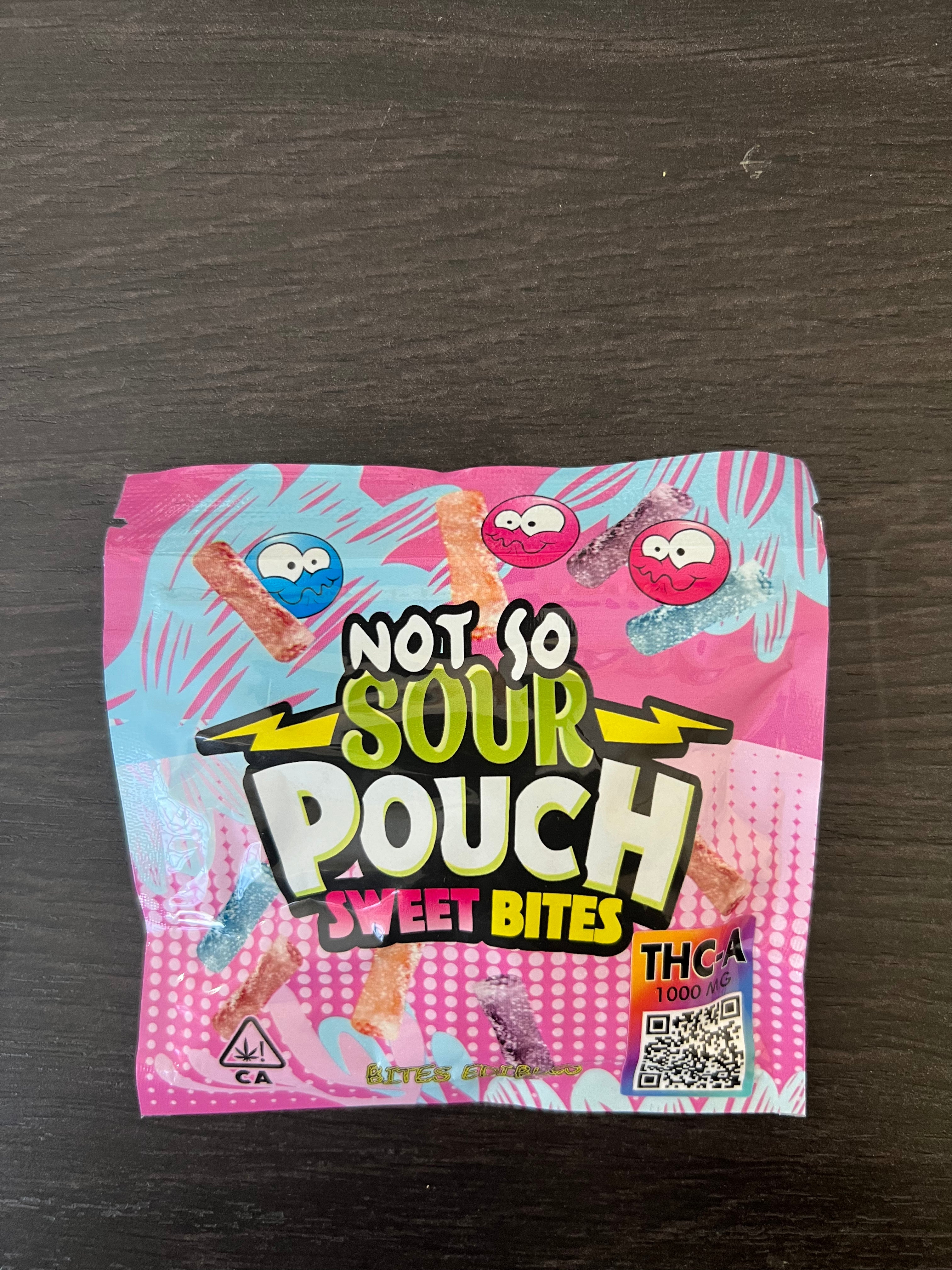 Bittchaser Not So Sour Pouch Medicated THCA Gummies | Nairobi Kenya