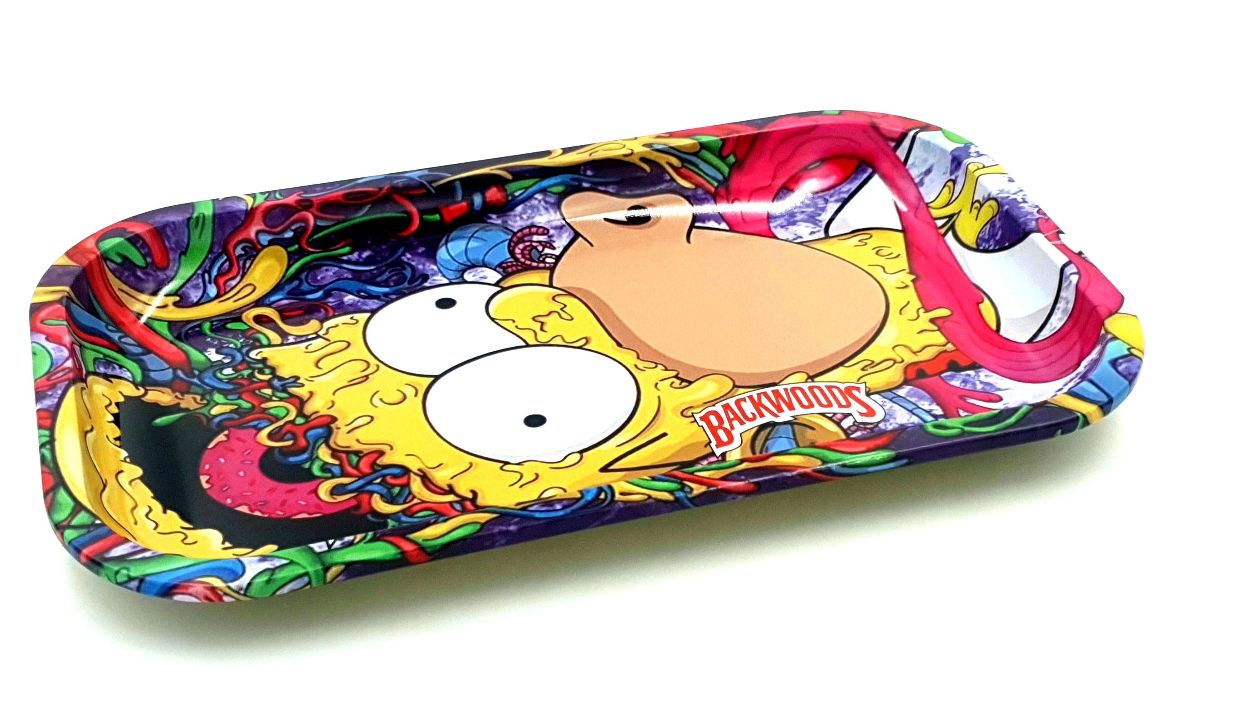The Simpsons Classic Design Rolling Tray – Bittchaser Supply Co.